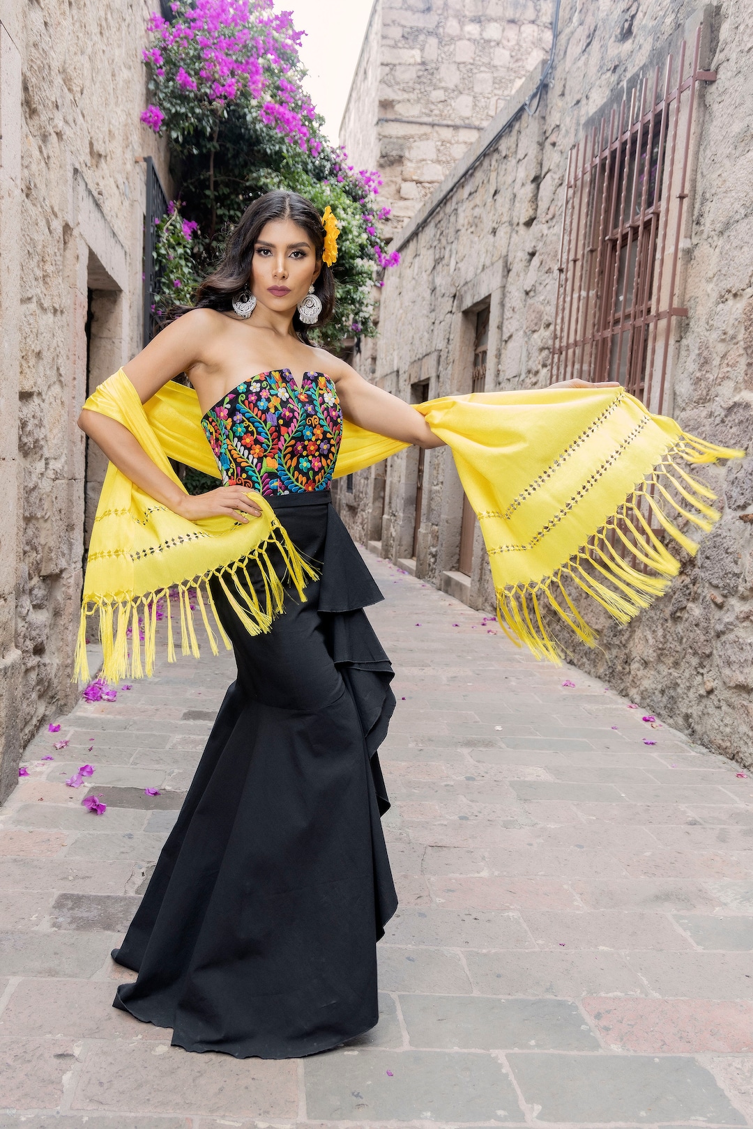 Mexican Traditional Rebozo. Mexican Shawl. Mexican Fiesta Shawl ...