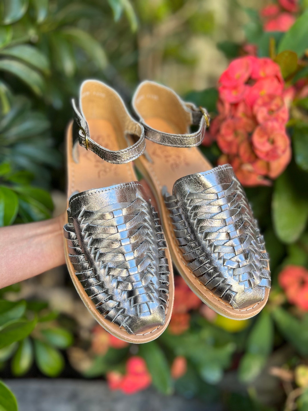 Mexican Leather Huaraches. Authentic Mexican Leather Shoes. Artisanal ...
