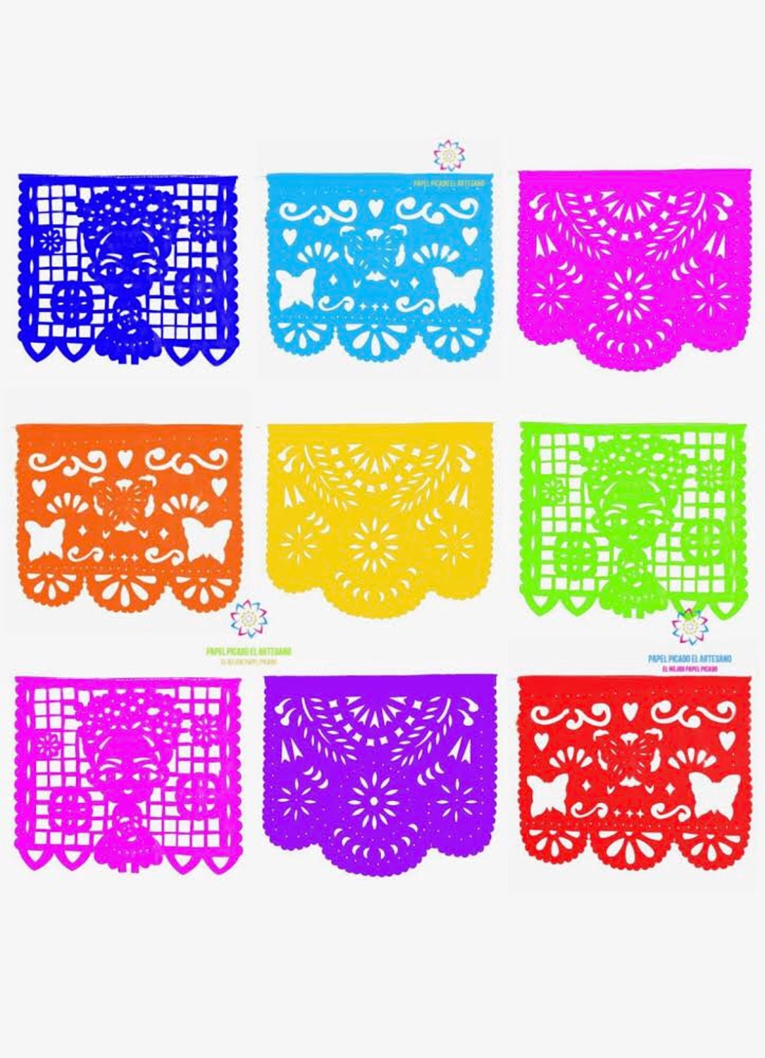 Frida Kahlo Party Decorations. Colorful Plastic Banners. Frida Themed ...