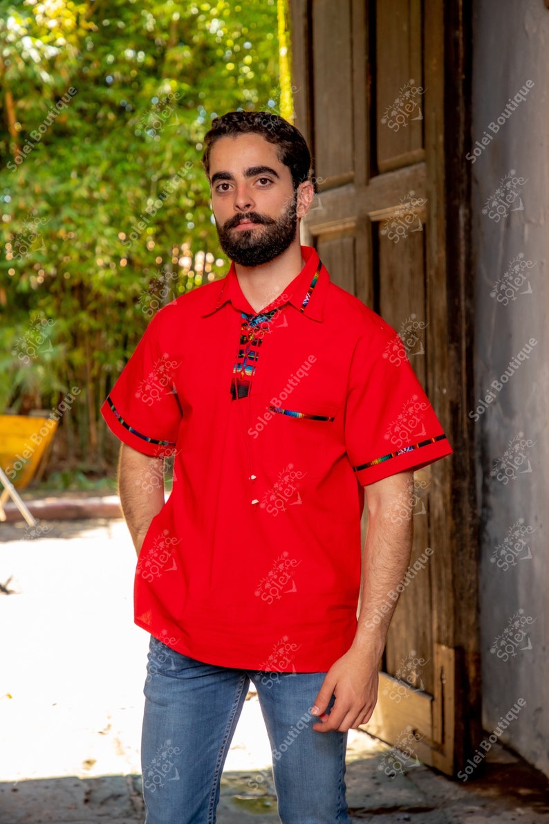 Mens Mexican Traditional Shirt. Guayabera for Men. Formal - Etsy