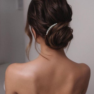 Simple Hair Pin for Bride Bridal Hair Pins Pearl Hair Pin Set Hair ...