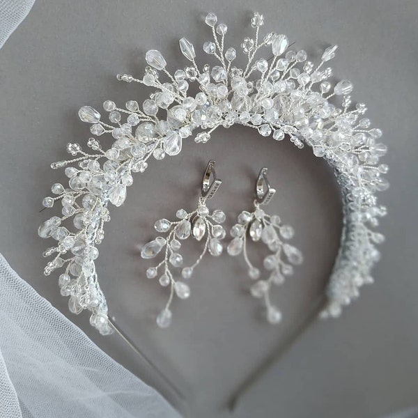 Beaded Tiara - Etsy