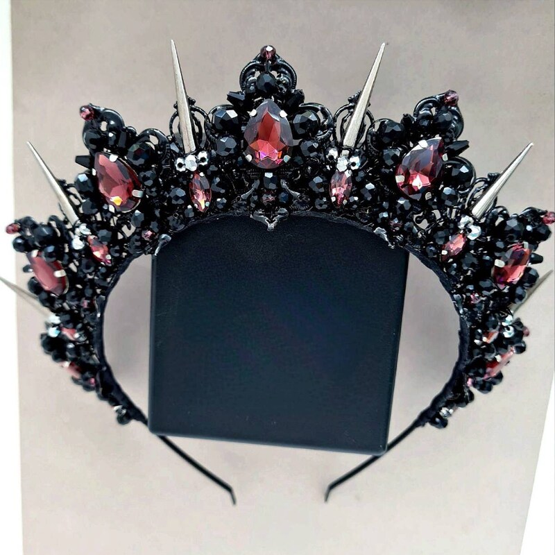 Black Tiara - Etsy