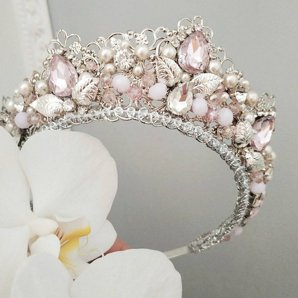 Pink Tiara - Etsy