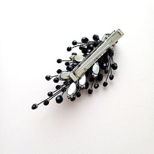 Bridal Hair Clip Black Hair Clip for Women Side Small Claw Hair Clip ...