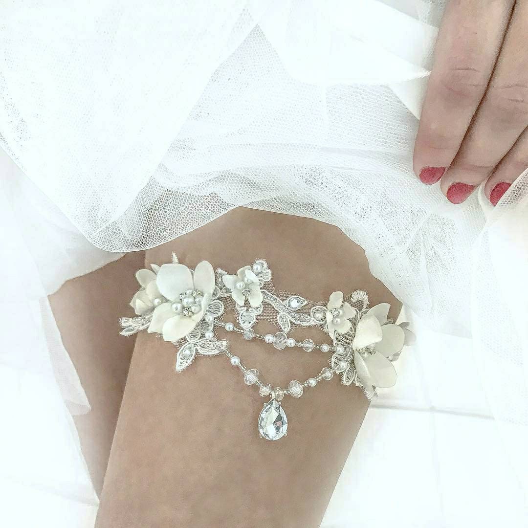 Wedding Garter Garter for Bride Leg Garter Bridal Garter Lace Garter ...