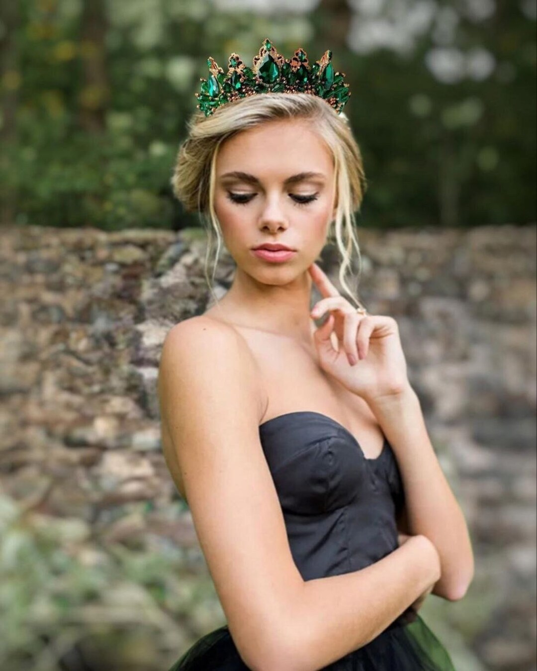 Emerald Green Crown Gold Emerald Crown Green Tiara Emerald Tiara ...