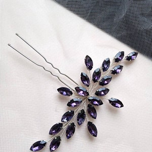Purple Hair Pin Lavender Hair Pin Lavender Hair Comb Bridal Hair Piece ...