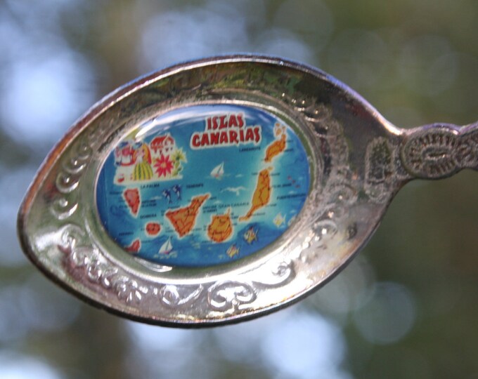Vintage Spoon Fuerteventura Canary Islands Spain Spanish Collectable ...