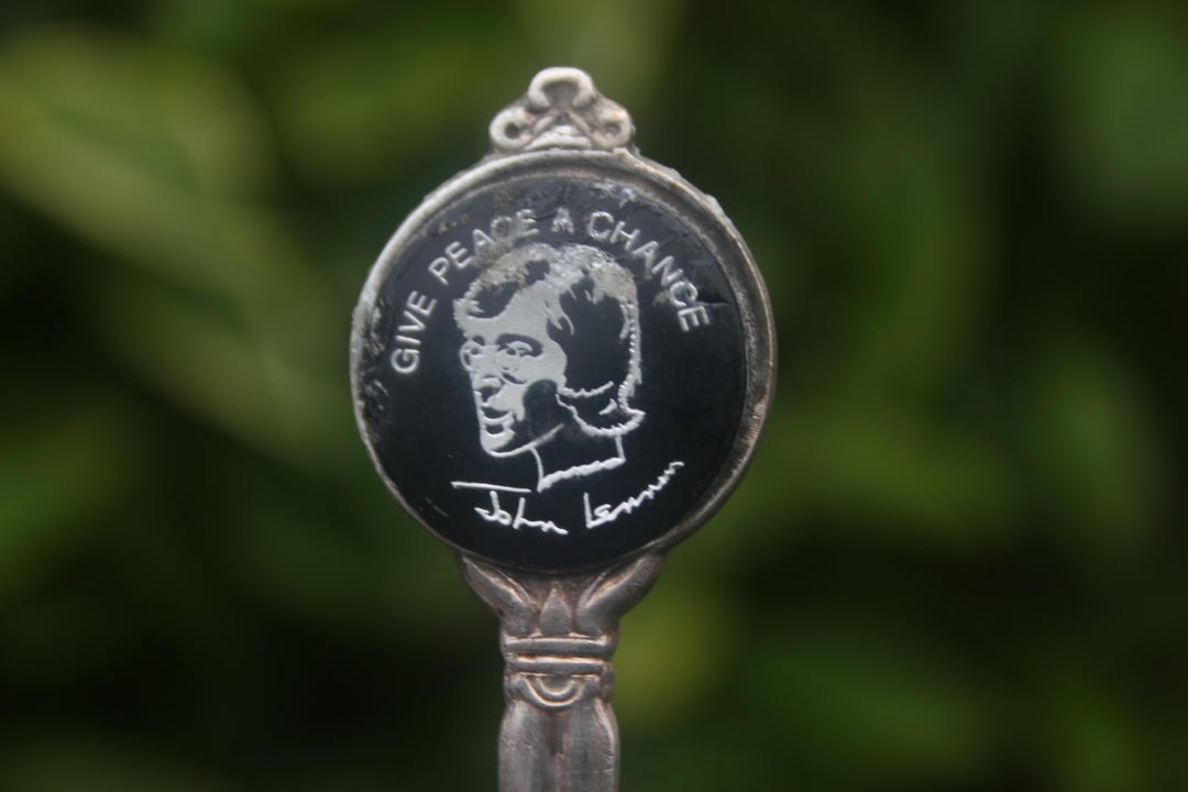 Vintage Spoon John Lennon the Beatles Give Peace a Chance Singer ...