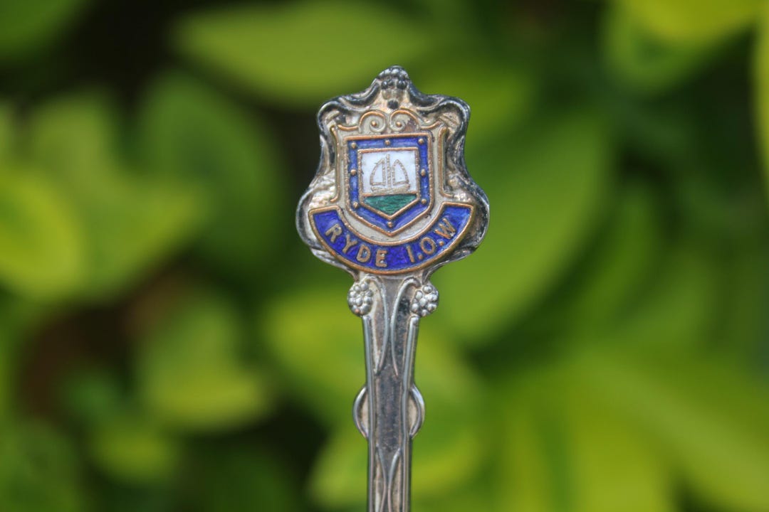 Vintage Spoon Ryde Isle of Wight UK Souvenir - Etsy