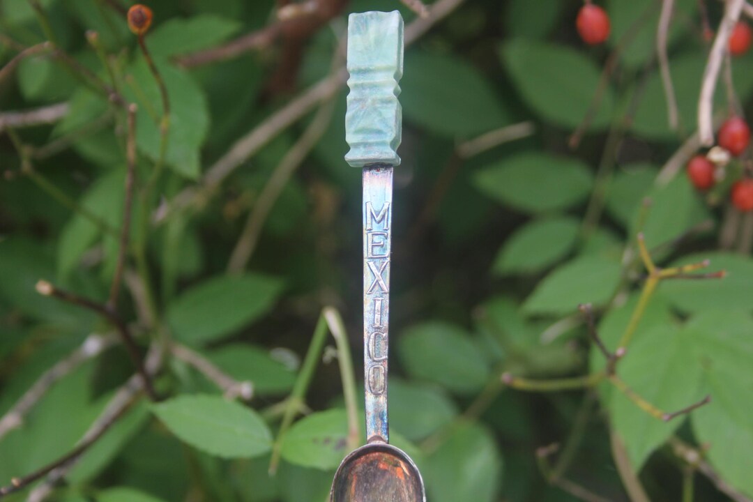 Vintage Spoon Mexico Mexican Aztec Maya Souvenir Ornate Gift - Etsy