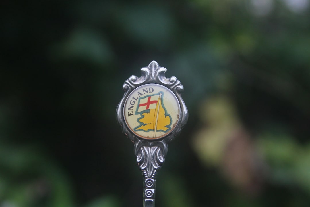 Vintage Spoon England Map Flag UK UK Souvenir Silver Plate . - Etsy