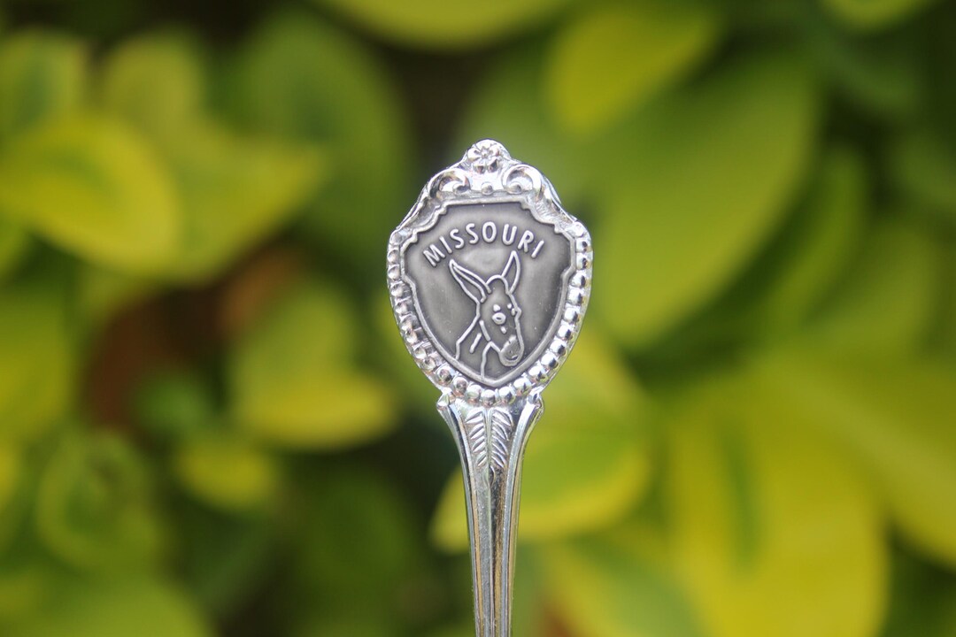 Vintage Spoon Missouri Mule USA American Souvenir Donkey - Etsy