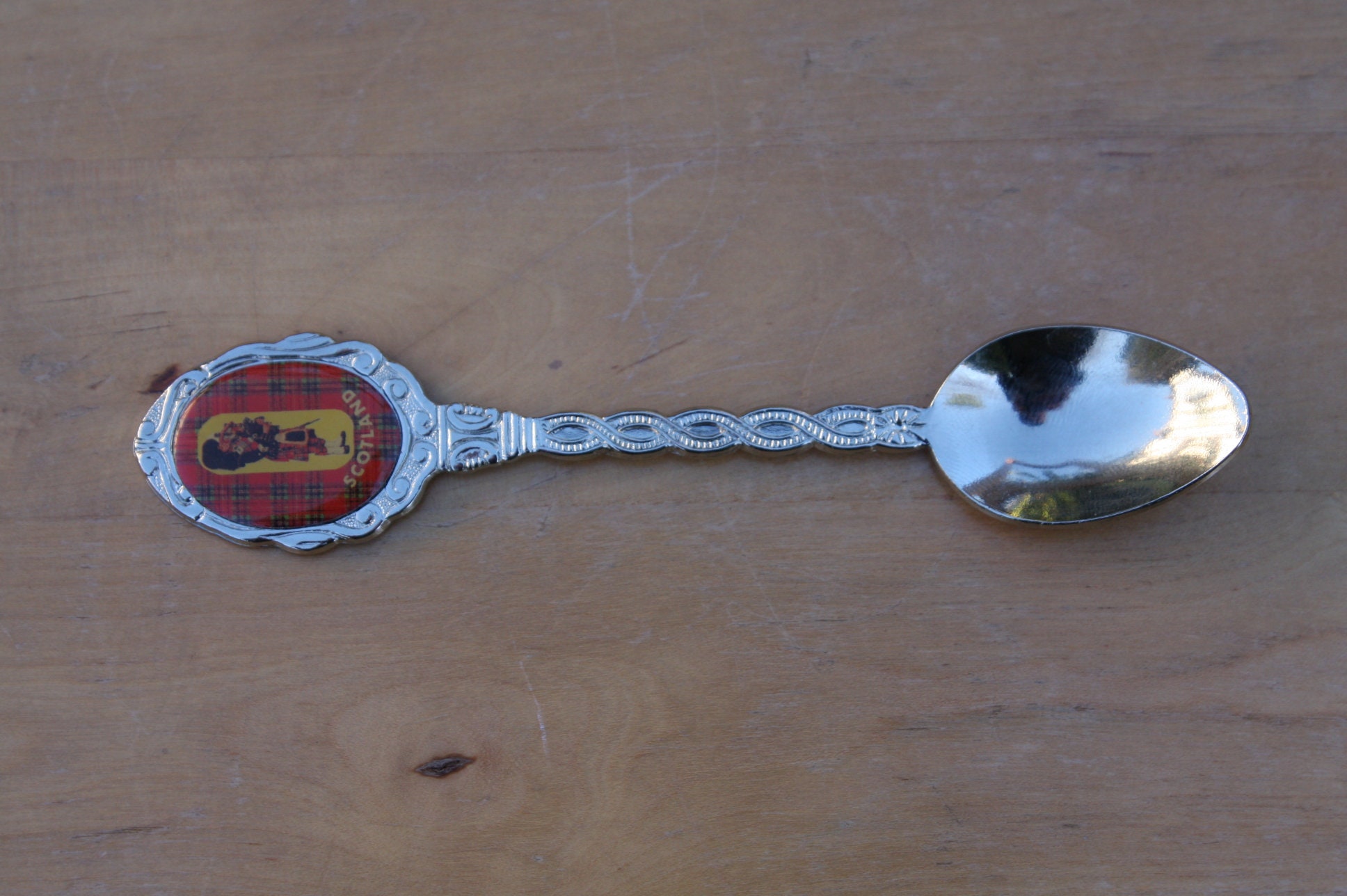 Vintage Spoon Scottish Bagpipe Player Scotland UK Collectable Spoon ...