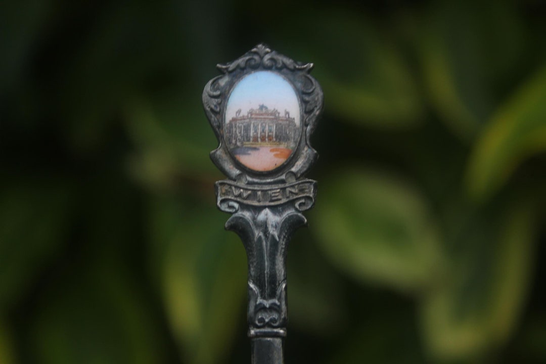 Vintage Spoon 900 Silver Wien Vienna Austria Austrian Souvenir - Etsy