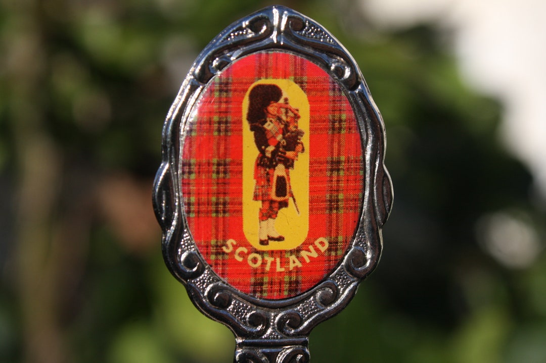 Vintage Spoon Scottish Bagpipe Player Scotland UK Collectable Spoon - Etsy