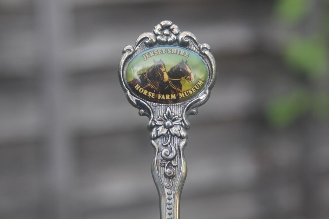 Vintage Spoon Jersey Shire Horse Museum Channel Islands UK Souvenir - Etsy
