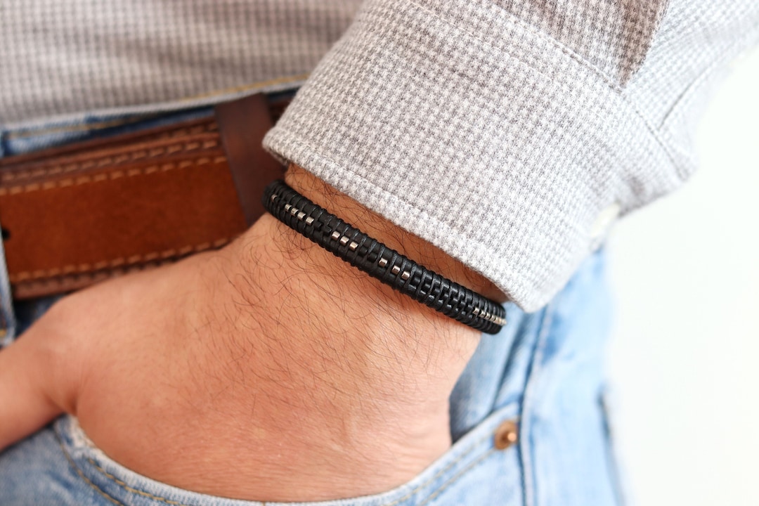 Morse Code Sobriety Bracelet Sober Anniversary Date Encoded Sobriety