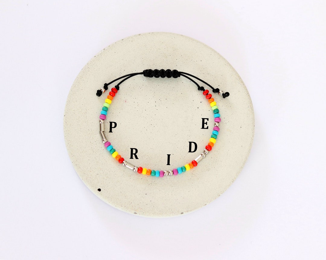 Morse Code Pride Bracelet LGBTQ Bracelet Lesbian Gay Pride - Etsy