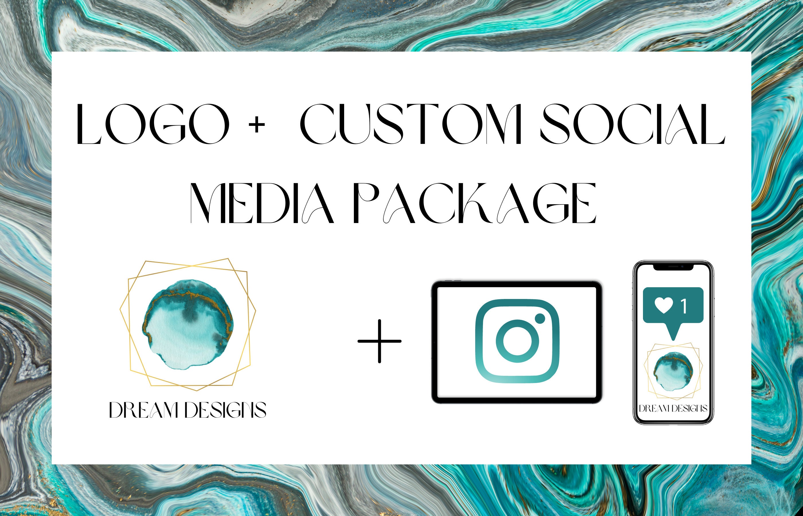 CUSTOM Logo and Social Media Package - Etsy