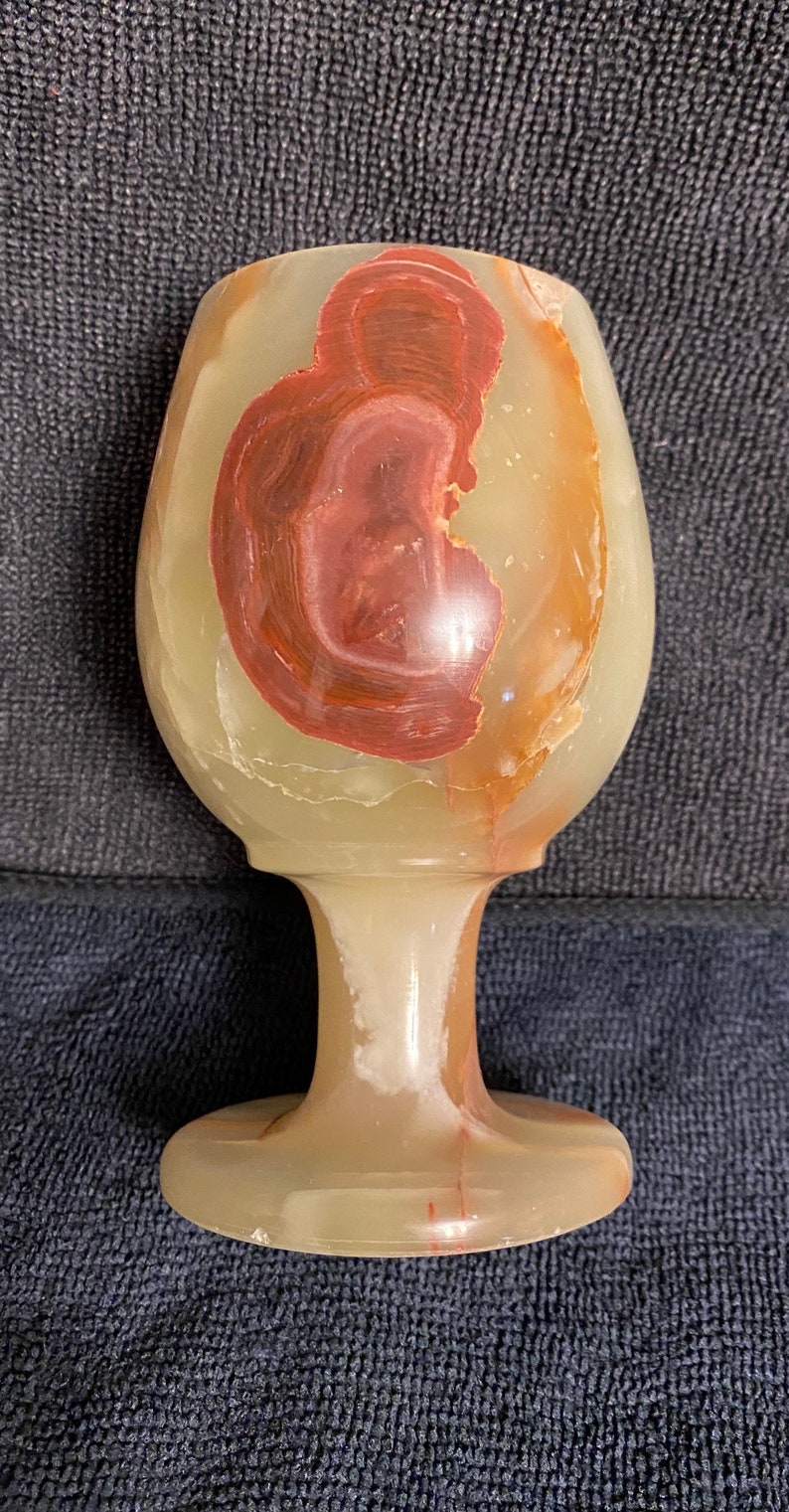 Onyx Goblets / Marble Stone Goblets - Etsy
