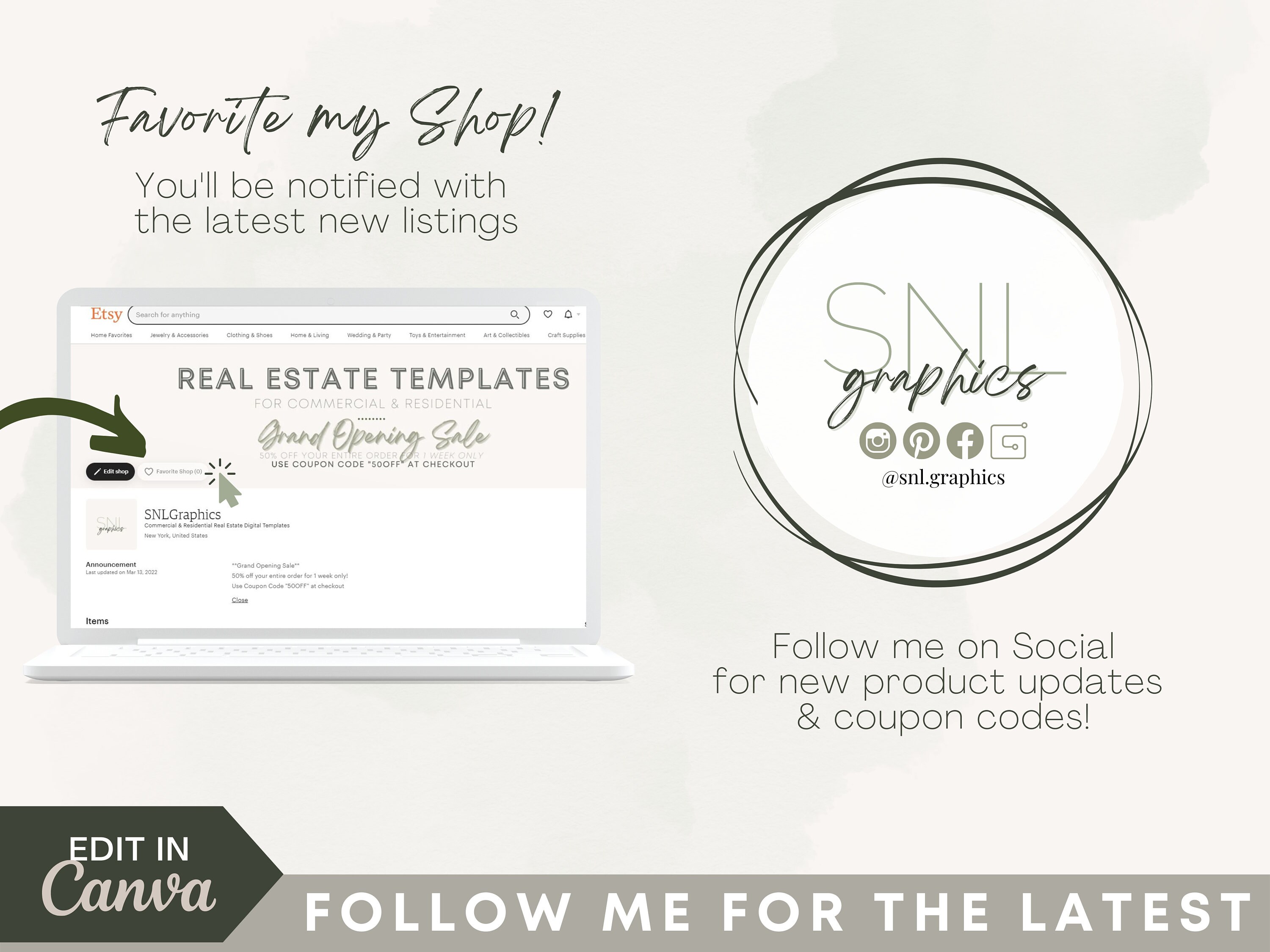 Email Signature Template | Real Estate Marketing | Editable Real Estate ...