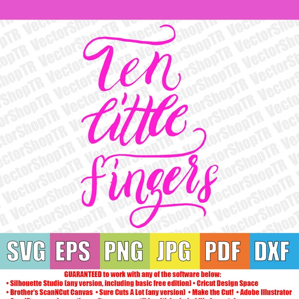 Ten Little Fingers - Etsy