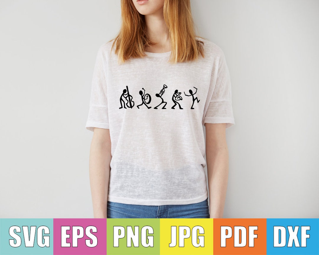 Musicians Svg, Svg Files, Png Files, Eps Files, Pdf Files, Svg File for ...