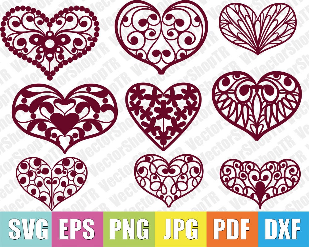Hearth 9pcs Silhouettes Svg Png Pdf Jpg Eps Dxf T-shirt - Etsy