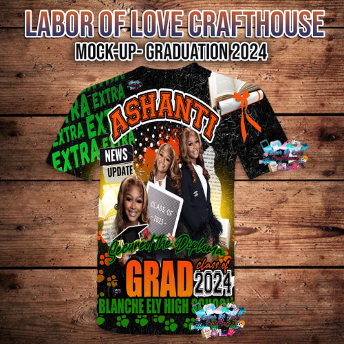 Graduation Shirt Class of 2024 Graduation Shirt (3D Shirts) - Etsy