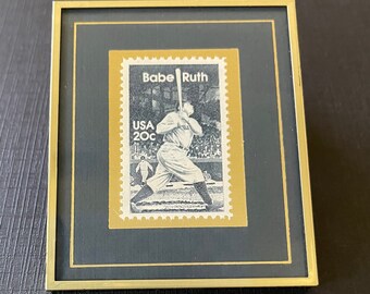 Babe Ruth Stamp - Etsy