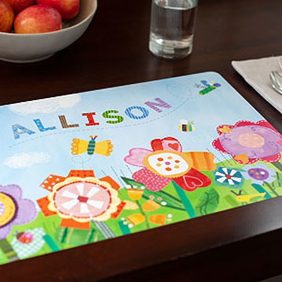 Personalized Placemat for Kids Placemat With Name PL117 | Etsy