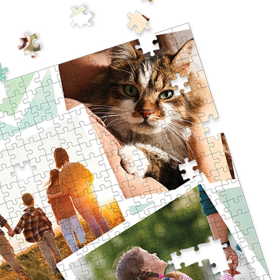 Photo Personalized Puzzle | 500 Piece Jigsaw Puzzle | Collage Puzzle ...
