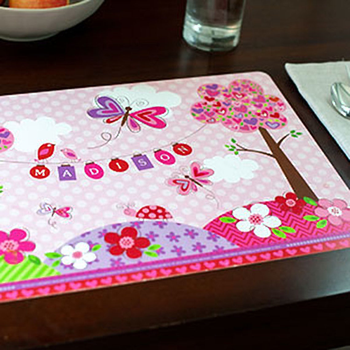 Personalized Placemat for Kids | Placemat With Name | Personalized ...