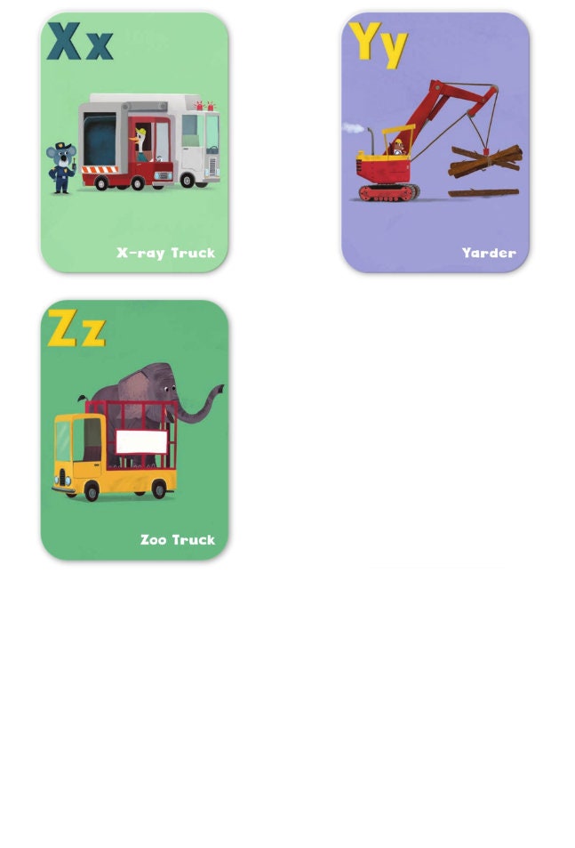 Matching Memory Cards Game ABC Flash Cards Alphabet Game | Etsy