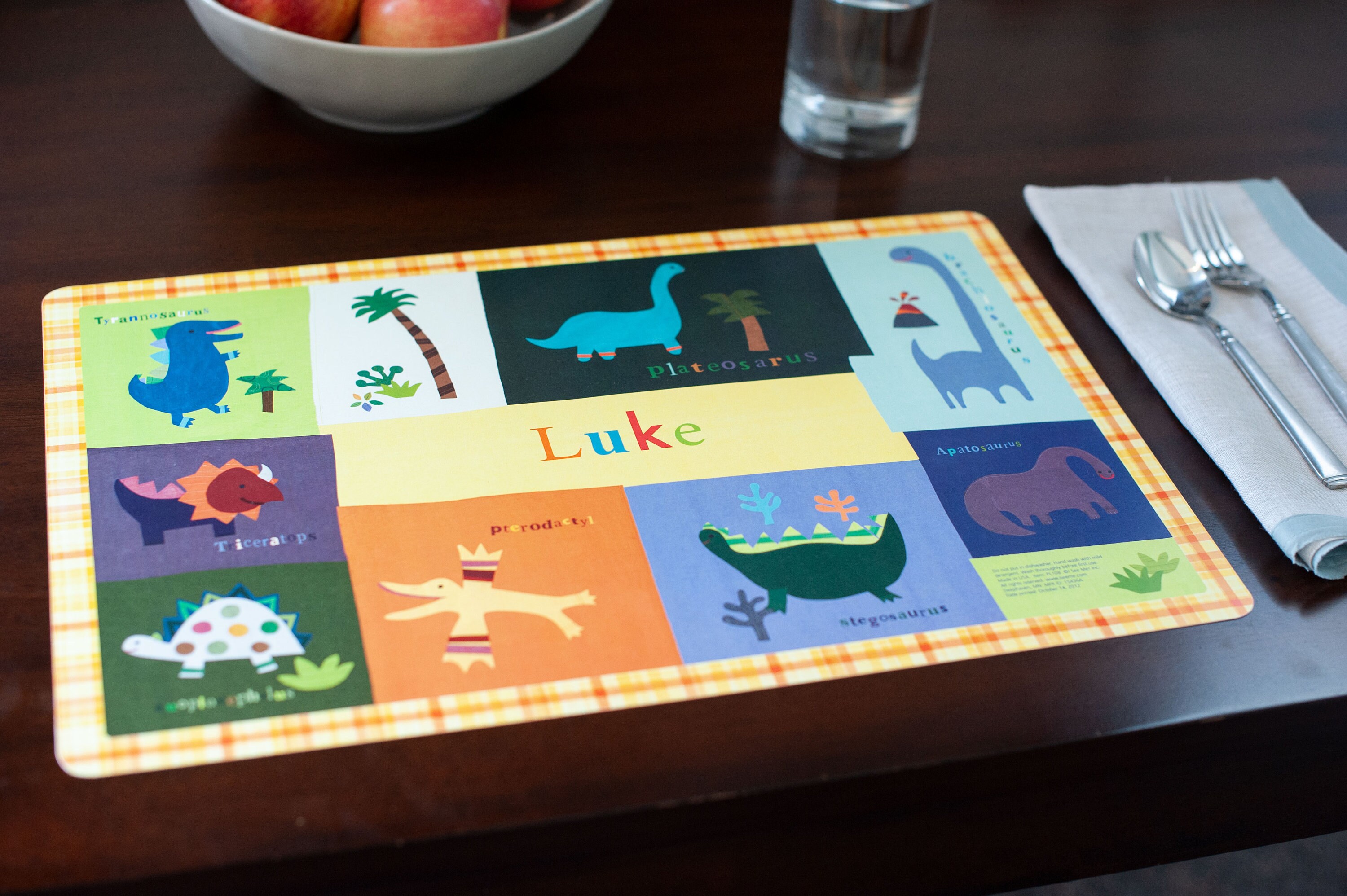 Personalized Placemat for Kids | Placemat With Name | Personalized ...