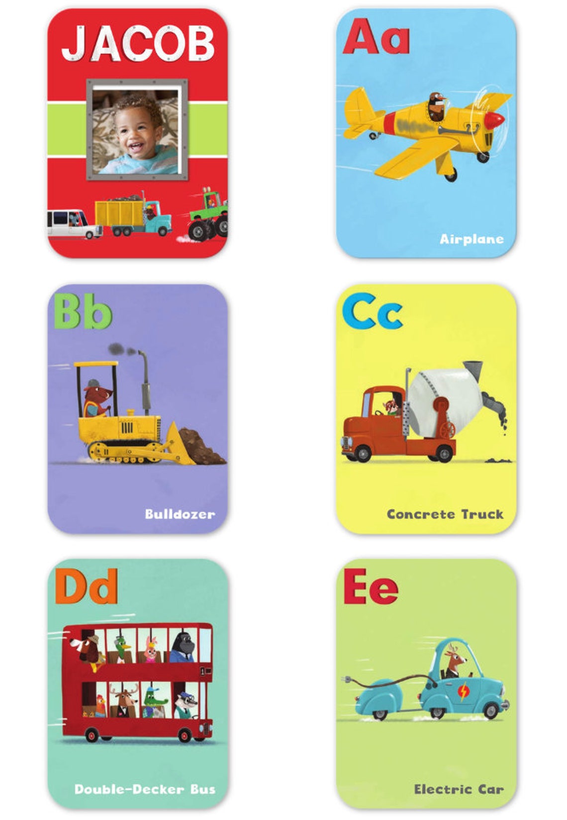 Matching Memory Cards Game ABC Flash Cards Alphabet Game | Etsy