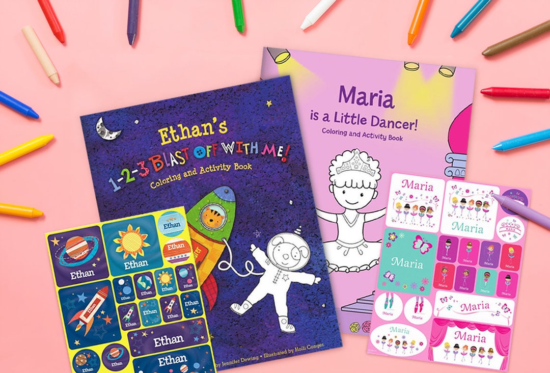 Personalized Coloring Book | Customized Coloring Book | Activity Book ...