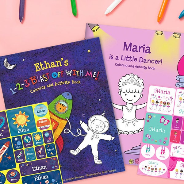 Personalized Coloring Book - Etsy
