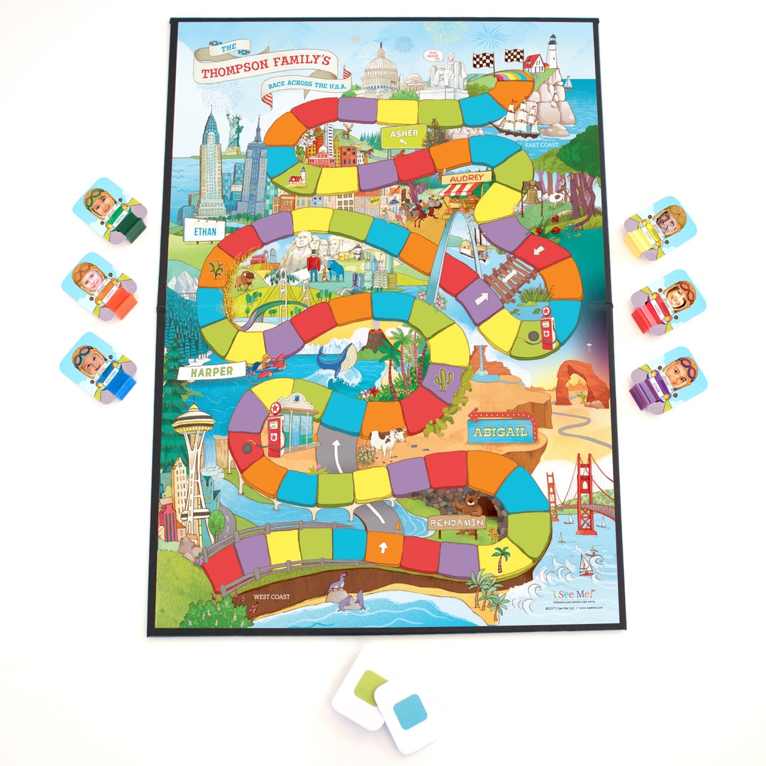 Personalized Board Game | Custom Board Game | Family Game Night | Gift ...