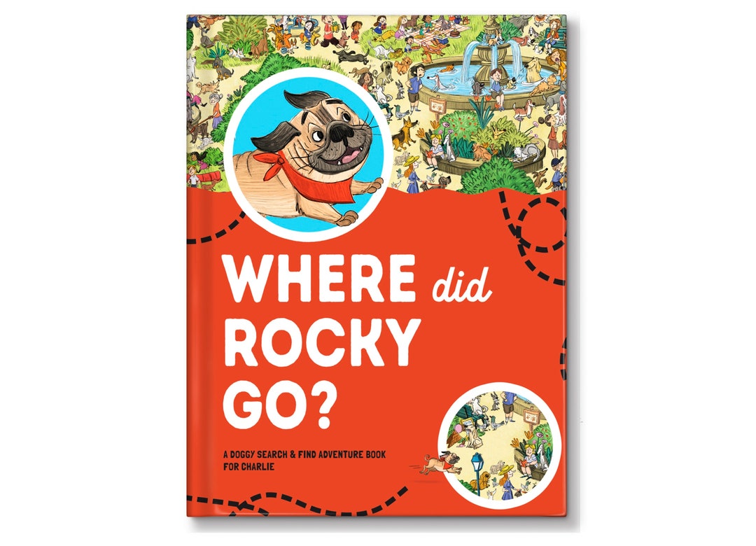 Personalized Pet Gift | Search-and-find Book | Personalized Dog | Where ...