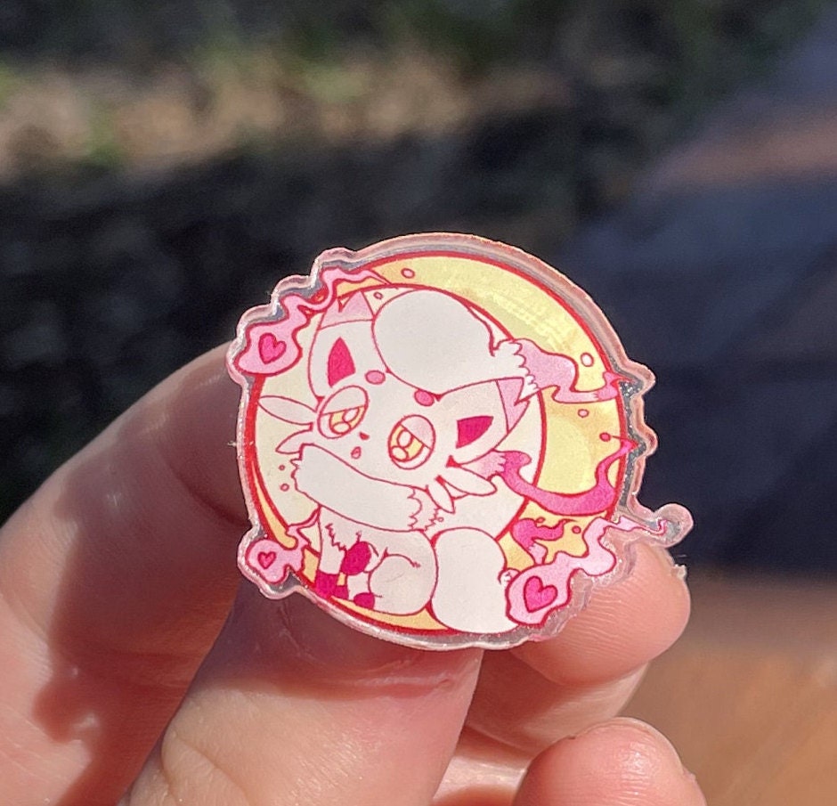 Hisuian Zorua Acrylic Chibi Pokémon Pins | Zorua | Pokemon Legends ...