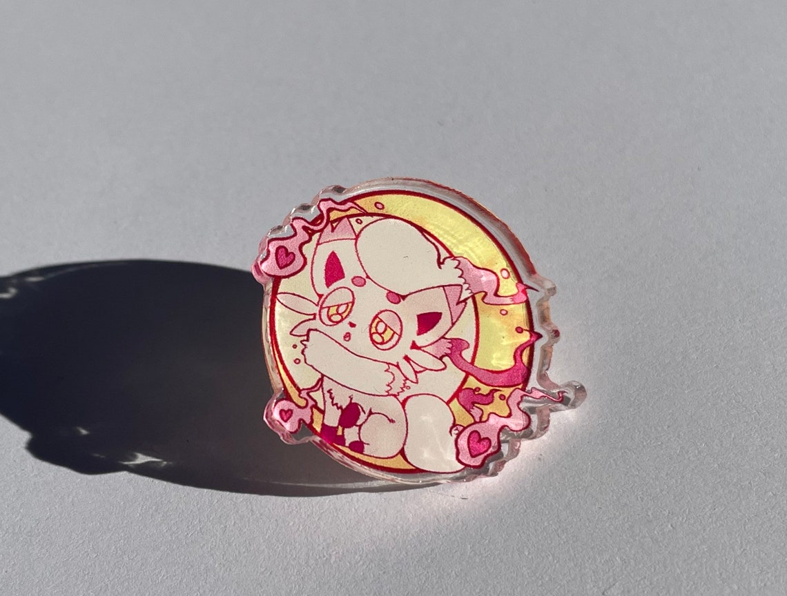 Hisuian Zorua Acrylic Chibi Pokémon Pins | Zorua | Pokemon Legends ...