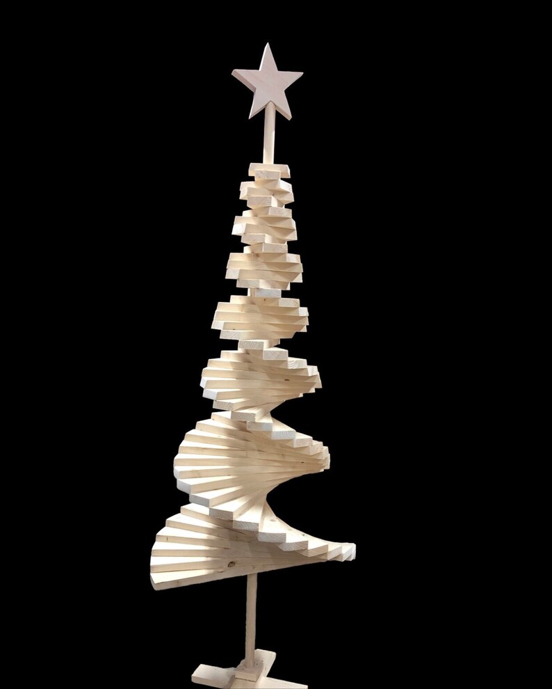 Wooden Spiral Tree - Etsy