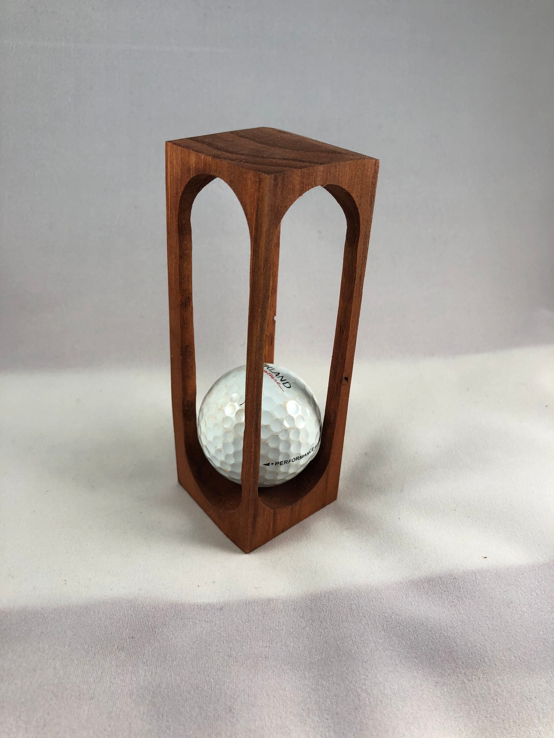Novelty: A Golf Ball in a Block of Wood - Etsy