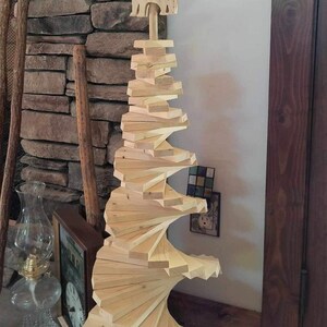 Wooden Spiral Tree - Etsy