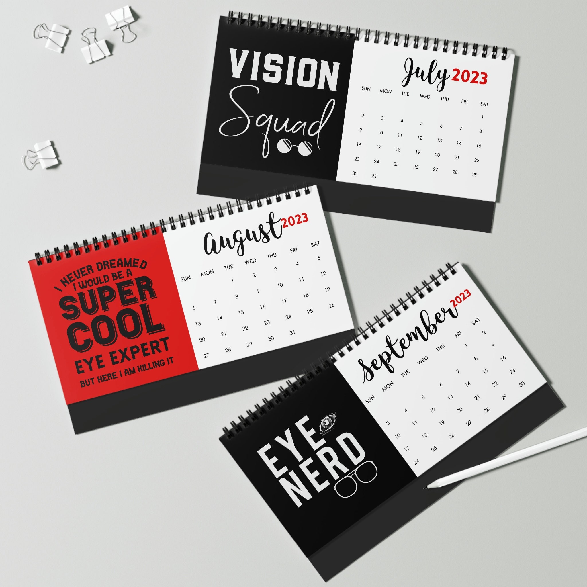 Eye Anatomy Diagram, Optometrist Gift, 2024 Calendar, Ophthalmologist ...