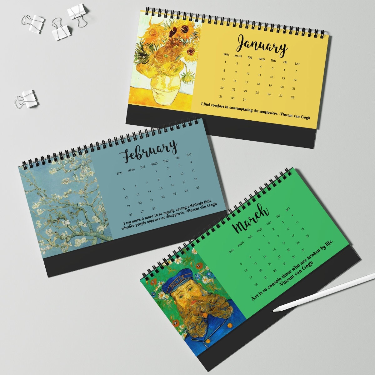 2023 Calendar, Vincent Van Gogh Art, Van Gogh Quotes, Van Gogh ...