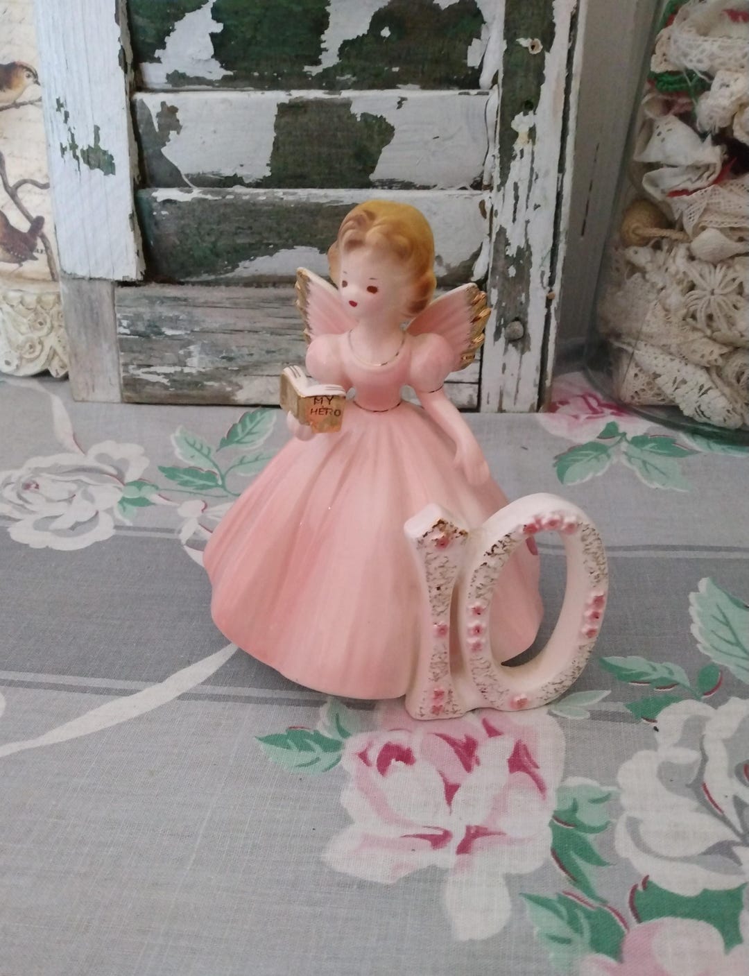 1980s Josef Originals Birthday Angel Girl Figurine No. 10 Japan - Etsy